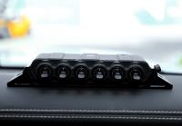 China ISO9001 Certified 6 Gang Aluminum Rocker Switch Panel 210x65x35mm for Auto Wireless Control for sale