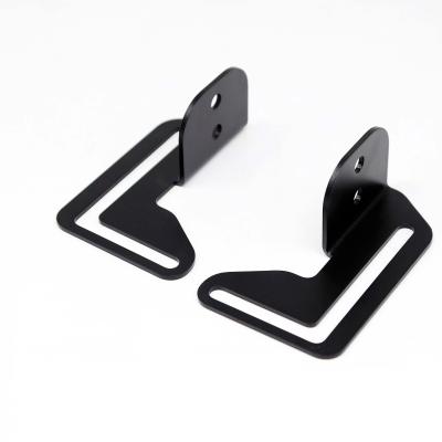 China Universal UTV Light Bar Mount Aluminium Side Pillar Brackets For Spot Work Light for sale