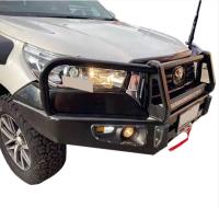 China Steel Bull Bar Front Bumper for 2008-2015 Hilux Universal Protective Car Bumper 4x4 for sale