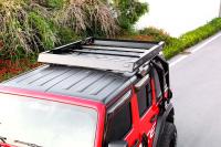 China Jeep Wrangler Rubicon JL Roof Rack 1455x1425x113mm Hard Top Cargo Basket for sale