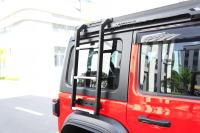 China Foldable Side Step Ladder for Jeep Wrangler JK JL 2016-2018 Aluminum Alloy 6kg for sale