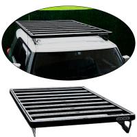 China FJ Cruiser Roof Rack Customized Aluminium Alloy Luggage Rack 1500x1200x55mm Back Bone Mounting for sale