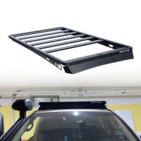 China Black Aluminum Alloy Roof Rack for Toyota 4Runner 4x4 Offroad 1500x1200mm Backbone Mount for sale