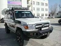 China Powder Coated Black Bull Bar Bumper for Toyota Land Cruiser LC79 4x4 Off Road 3-5mm Steel for sale