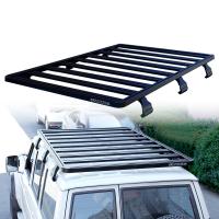 China Black Aluminum Roof Rack for Nissan Patrol Y60 2100x1300mm Low Profile 4x4 for sale