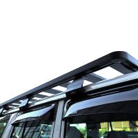 China Powder Coated Black Aluminum Roof Rack for Land Cruiser LC76 2160x1320mm for sale