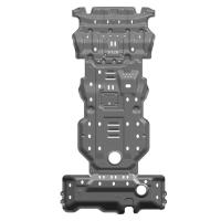 China Toyota 4Runner Radiator Skid Plate Magnesium Aluminum Alloy 35kg Off-Road Underbody Guard for sale