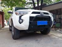 China Black Cold Rolled Steel Front Bumper for Toyota 4Runner 3-5mm Thickness Winch Mount for sale