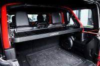 China Aluminium Alloy Car Trunk Shelf for Jeep Wrangler 15.7 kg 1901 mm SUV Storage for sale