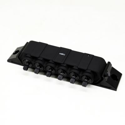 China Roof Rack Mount Universal Car Offroad Light Control Wireless 6 Gang Car Switch Panel Electronic Relay System for sale