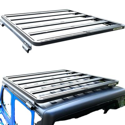 China Jeep JT Roof Rack 1500x1425x55mm Aluminium Alloy Easy Rain Gutter Mounting for sale