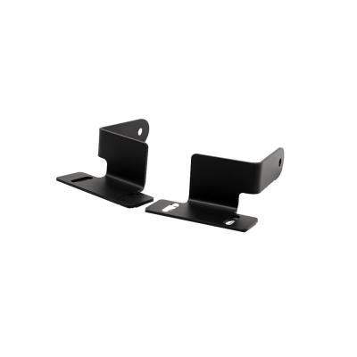 China SUS304 Universal 4x4 Roof Rack Brackets 180x145x100mm Black Slide Rail Light Bar Mounts for sale