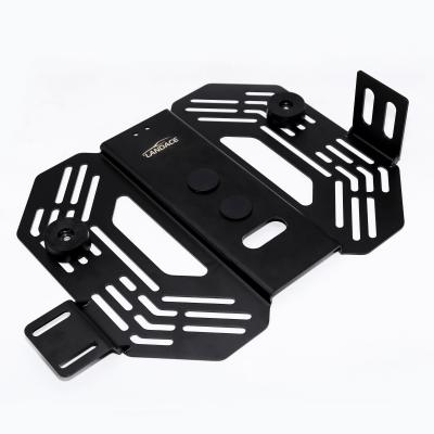 China Carbon Steel Land Cruiser Roof Rack Bracket 504x360x134mm 6kg Heavy Duty Van Roof Tray for sale