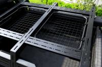 China Aluminum Alloy Truck Bed Roll Bar 1390x1400x520mm Universal Fit for 4x4 Off Road for sale