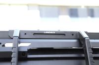 China CNC Machined Black Folding Side Ladder for Jeep Wrangler JK JL Rubicon 833mm for sale