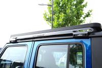 China Jeep Gladiator JT Aluminum Alloy Low Profile Roof Rack 200kg Capacity 1500mm Length for sale