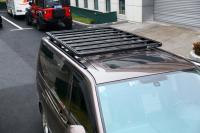 China Aluminum Alloy Roof Mount Platform Roof Rack for VW Multivan 4X4 2050x1331mm 200kg Capacity for sale