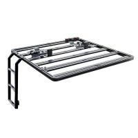 China 4x4 Steel Side Door Ladder 833x400x261mm Electrophoresis Black for Auto Accessories for sale