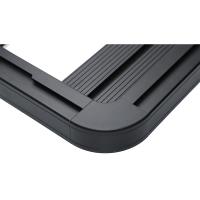 China Black 1500x1425mm Custom Roof Rack Luggage Carrier for Pickup Trucks Steel Rack for sale