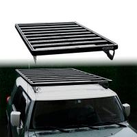 China Aluminum Alloy Roof Cargo Carrier Basket for Toyota FJ Cruiser 2235x1380mm Black for sale