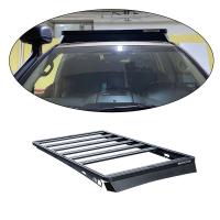 China Black Aluminum Roof Rack for 4Runner 2265x1250mm 200kg Capacity UV Resistant Cargo Carrier for sale