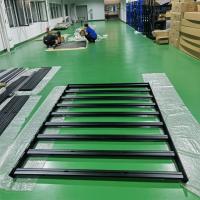 China Aluminum Roof Rack Platform 1500x1400mm Black Powder Coating for LC150 Protection Storage for sale