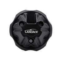 China 4x4 Vehicle Radio Antenna Base Cover 74x74x30mm Black Anodized Aluminum for sale
