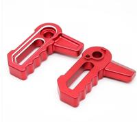 China Jeep Wrangler JL Aluminum Alloy Hard Top Roof Removal Handle CNC Machined Red for sale