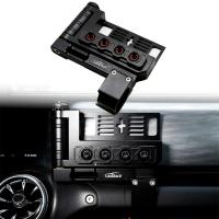 China Fashion Design Style Aluminum Alloy Wireless Switch Panel Controller Bracket 20.8*20*5.8mm for sale
