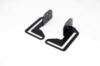 China JEEP Wrangler JL Light Mounting Brackets 120x80x50mm Black Aluminum Roof Tray Accessories for sale