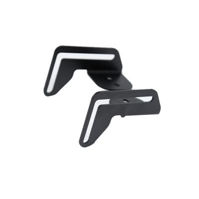 China 0.3kg Black Auto Headlight Mounting Bracket 120x80x50mm Durable PC ABS Plastic for sale