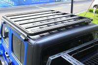 China Flat Roof Rack for Jeep Wrangler JT Lightweight Aluminum Alloy 1500x1425mm Easy Installation for sale