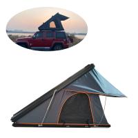 China Triangle Aluminum Rooftop Tent 210x143x163cm Hard Shell for Camping for sale