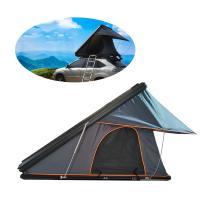 China Triangle Aluminum Rooftop Tent 210x143x163cm Hard Shell for Camping for sale