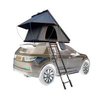 China Triangle Aluminum Rooftop Tent 210x143x163cm Hard Shell for Camping for sale