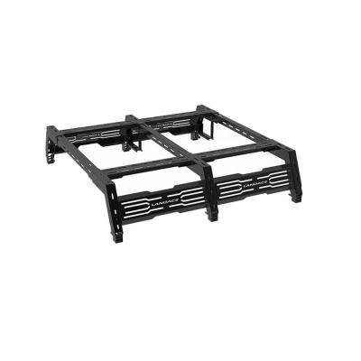 China Universal Pickup Truck Bed Rack Adjustable Width 1400-1700mm Height 400-520mm Heavy Duty Manganese Steel for sale