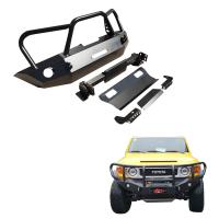 China Steel Bull Bar Front Bumper 195x70x65cm for Toyota Land Cruiser 150 FJ150 for sale
