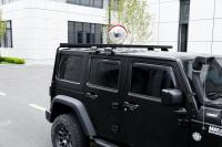 China Black Powder Coated Roof Rack Platform for Jeep Wrangler JK 1500x1425mm for sale