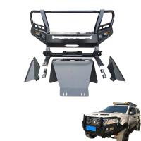 China Nissan Navara Bull Bar Front Bumper 65kg Steel Black Powder Coated for sale