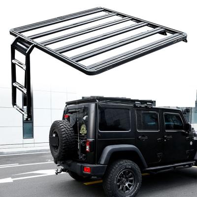 China 4x4 Side Ladder Support Clamp for Jeep Wrangler JK Q235 Steel 840x400x320mm for sale