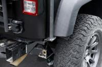 China Retrofit Kit Side Ladder for Jeep Wrangler JK Heavy Duty Hitch Mount 840x400x320mm for sale