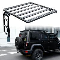 China Retrofit Kit Side Ladder for Jeep Wrangler JK Heavy Duty Hitch Mount 840x400x320mm for sale