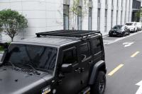 China 200kg Capacity Aluminum Roof Rack for Jeep Wrangler JK 1500x1425mm for sale