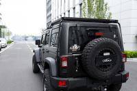 China 200kg Capacity Aluminum Roof Rack for Jeep Wrangler JK 1500x1425mm for sale