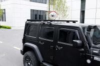 China Aluminum Roof Rack for Jeep Wrangler JK 1500x1425mm 200kg Capacity Black Powder Coating for sale