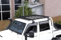 China Rain Gutter Mount Roof Rack for Toyota Land Cruiser LC79 4x4 Off Road 1400x1320mm 200kg Capacity for sale