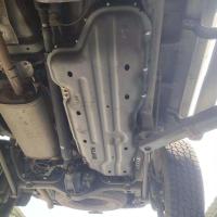 China Toyota 4Runner Fuel Tank Skid Plate 4mm Magnesium Aluminum Alloy Engine Guard for sale