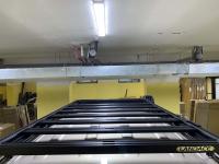 China SS304 Backbone Mounting Roof Rack for Toyota 4Runner 2265x1250mm 200kg Capacity Aluminum Alloy Basket for sale