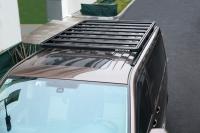 China Black Powder Coated Aluminum Roof Rack Platform 2050x1331mm for VW Multivan Off-Road 4WD for sale