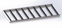 China Custom Van Camper Roof Rack Platform 2050x1331mm Black Aluminum for Outdoor Camping for sale